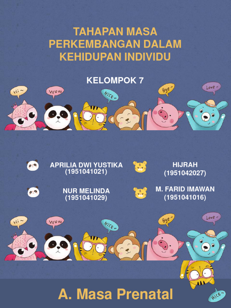 Tahapan Masa Perkembangan Dalam Kehidupan Individu | PDF