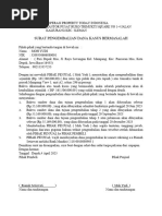 Contoh Surat Pengembalian Uang | PDF