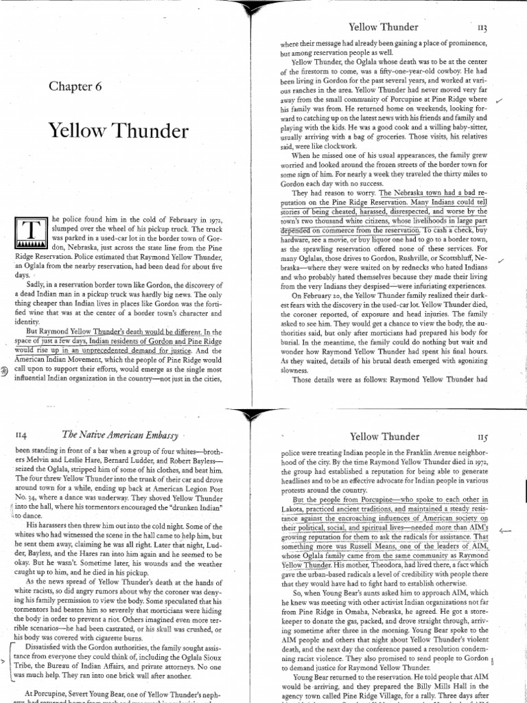 Yellow Thunder | PDF