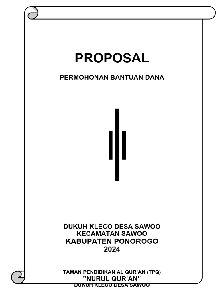 Proposal TPQ Nurul Quran Tahun 2024 Fix | PDF