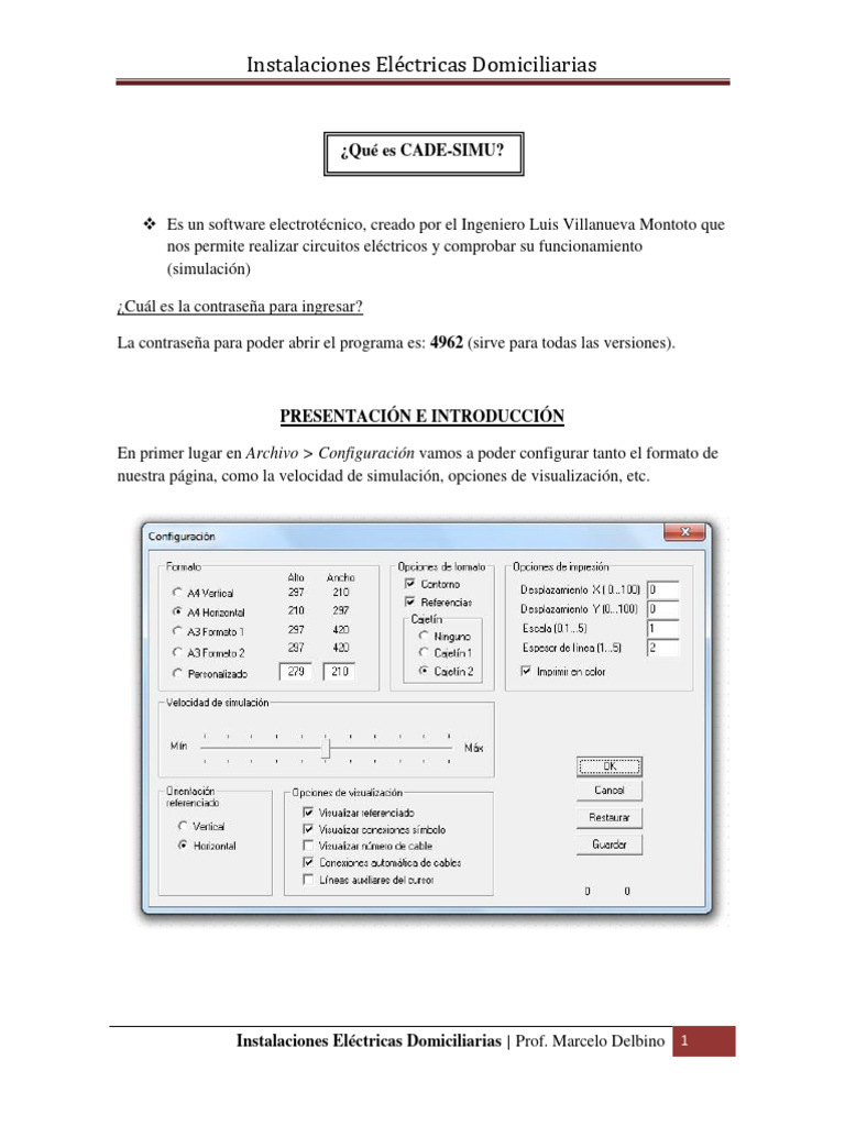 Manual Cade-Simu. 1 | PDF | Electromagnetismo | Bienes manufacturados