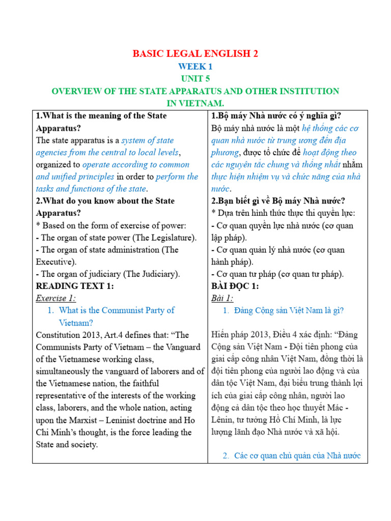 Basic Legal English 2 | PDF