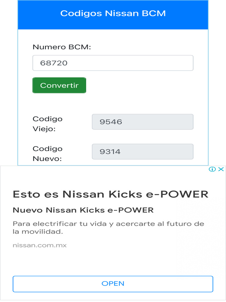 Codigos BCM Nissan - Key Center Monterrey | PDF