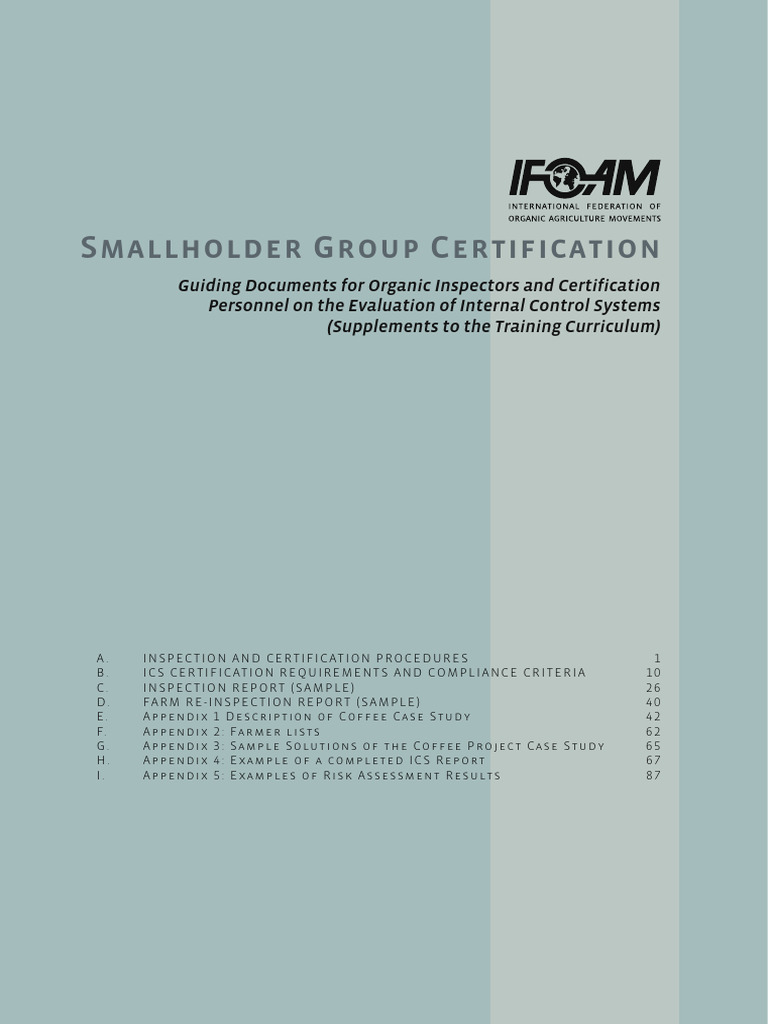 Ics Guide Inspector en | PDF | Organic Farming | Agriculture