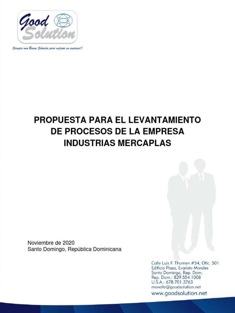 Levantamiento de Procesos en Mercaplas | PDF
