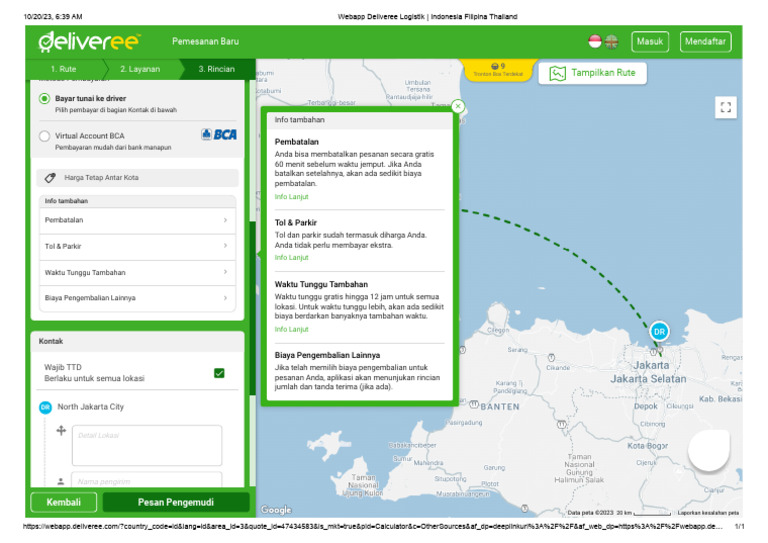 Sewa Deliveree Tronton JKT - LPG 3 | PDF