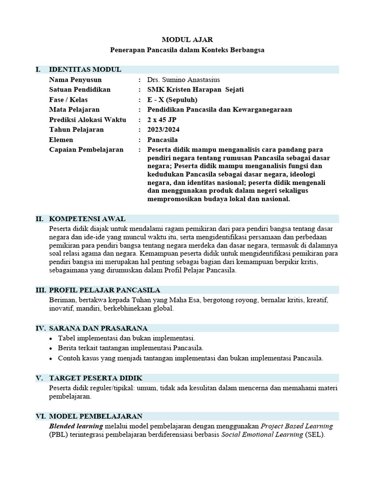 Modul Aja Bab 1 Unit 2 | PDF