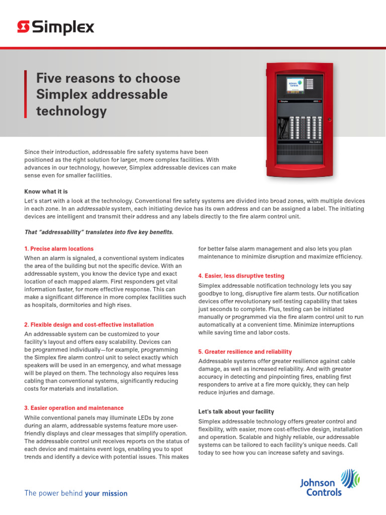 23 33622 JC Simplex Autocall Addressable Systems One Pager MP1r3 SIMPL ...