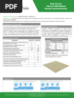 Ficha Tecnica Plyrock PDF | PDF | Materiales de construcción | Materiales