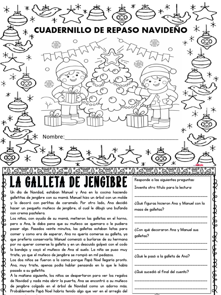 Cuadernillo de Repaso | PDF | Papá Noel | Navidad