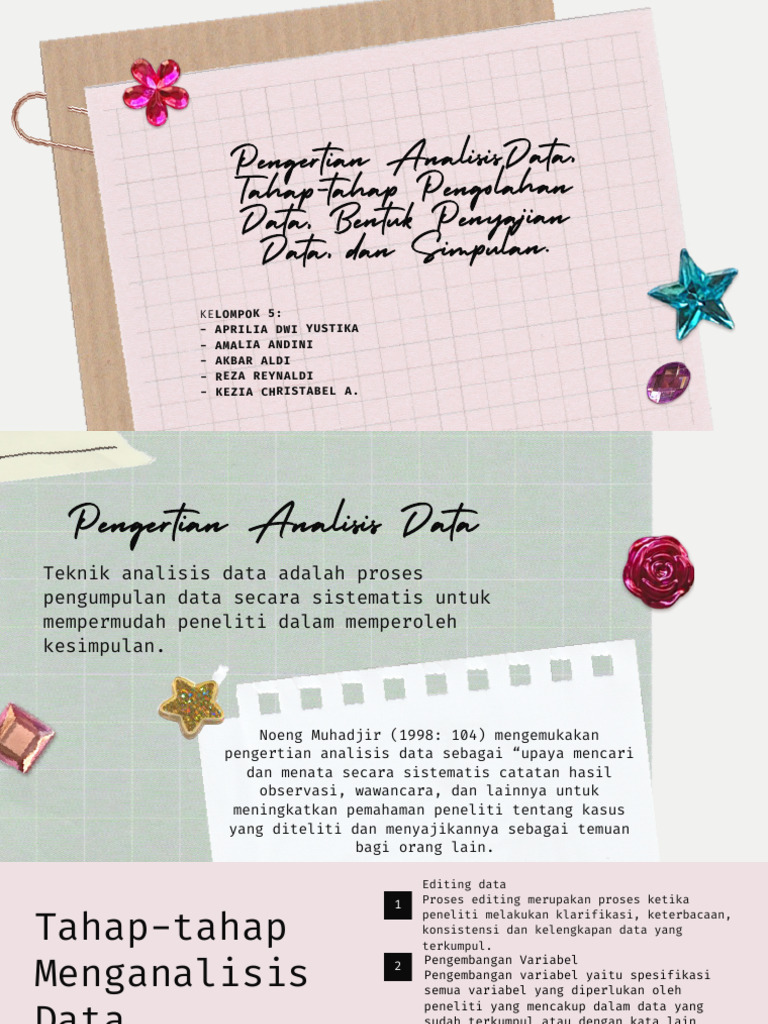 Makalah Pengertian Analisis Data, Tahap-Tahap Pengolahan Data, Bentuk Penyajian Data, Dan ...