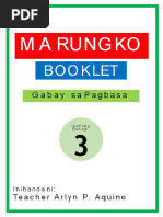 Pagsasanay Sa Pagbasa NG Pangungusap (Level 1) | PDF