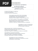 Likhawento Kahulugan Halimbawa Criteria | PDF