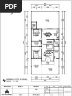 Denah Dan Detail Penulangan Plat Lantai SKALA 1: 100: Judul Proyek | PDF