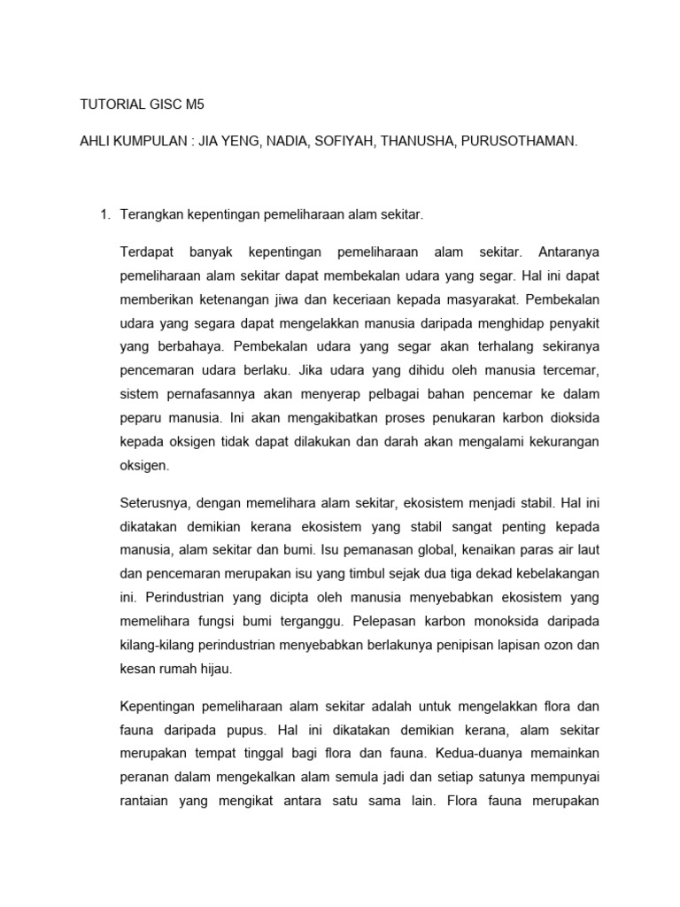 Tutorial Gisc M5 | PDF