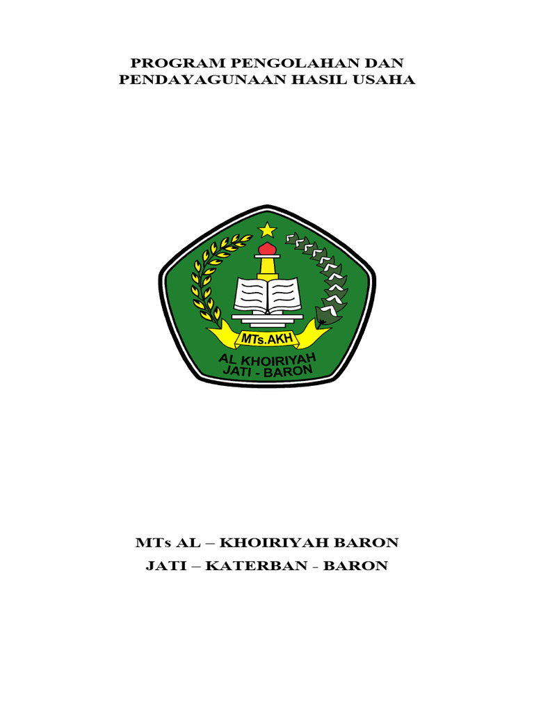 (123dok - Com) Program Pengolahan Dan Pendayagunaan Hasil Usaha | PDF