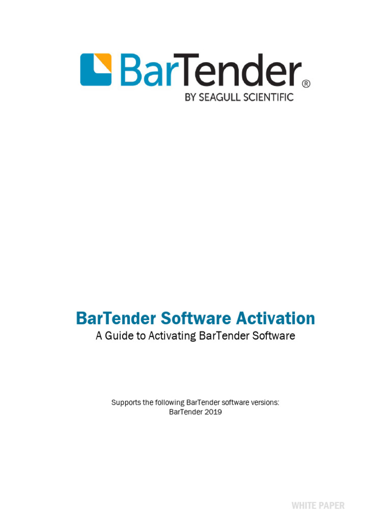Bartender Activation | Download Free PDF | Software | Internet