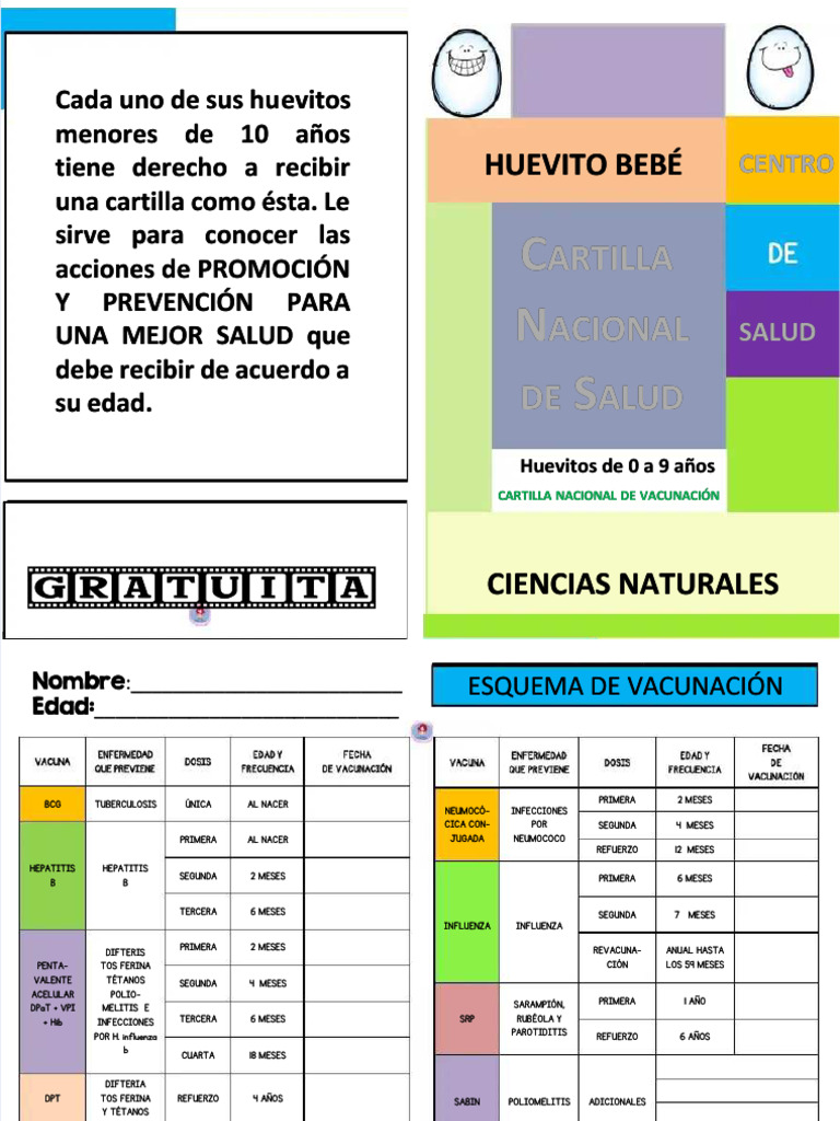 Cartilla de Vacunacion | PDF