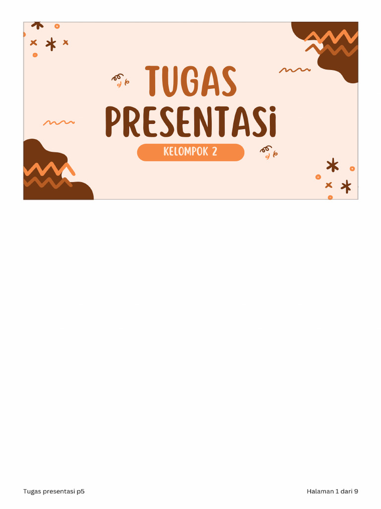 Tugas Presentasi p5 - 20240123 - 082041 - 0000 | PDF