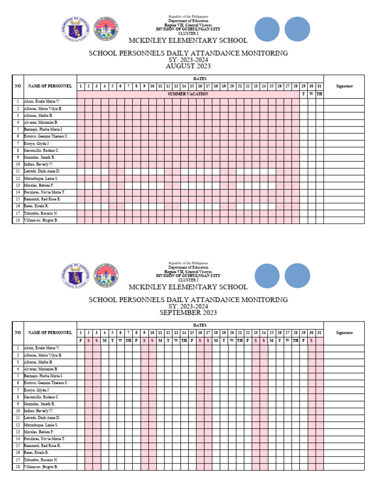 Attendance Monitoring | PDF
