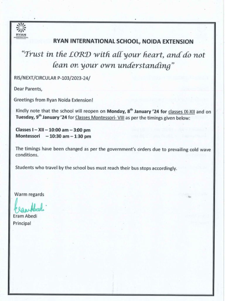 P-103, Reopen School | PDF