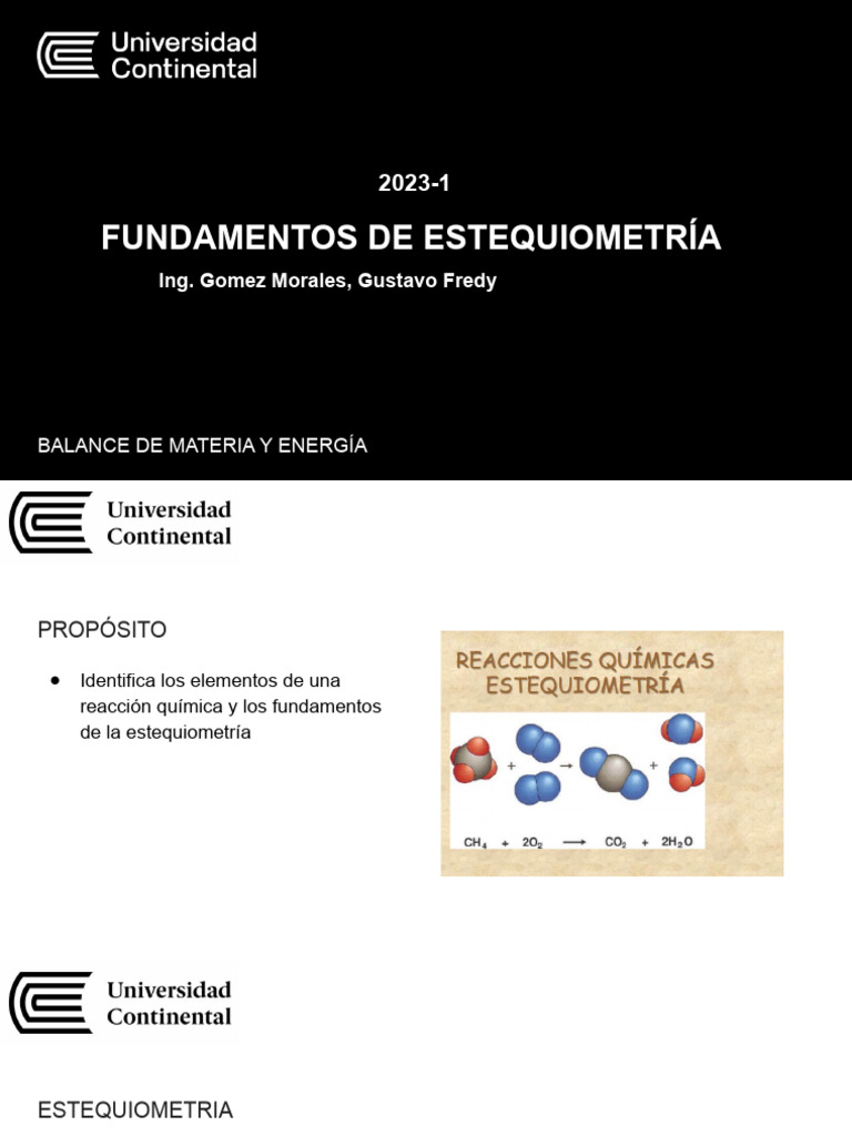 Fundamentos de Estequiometría Química | PDF | Estequiometría ...