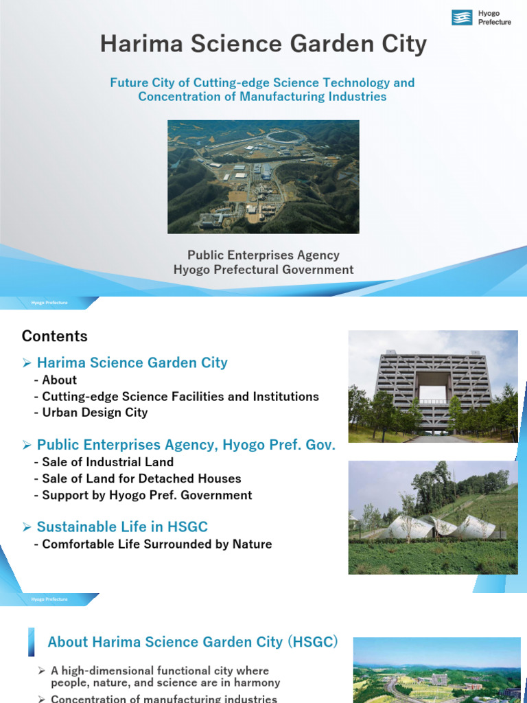 Harima Science Garden City Overview | PDF
