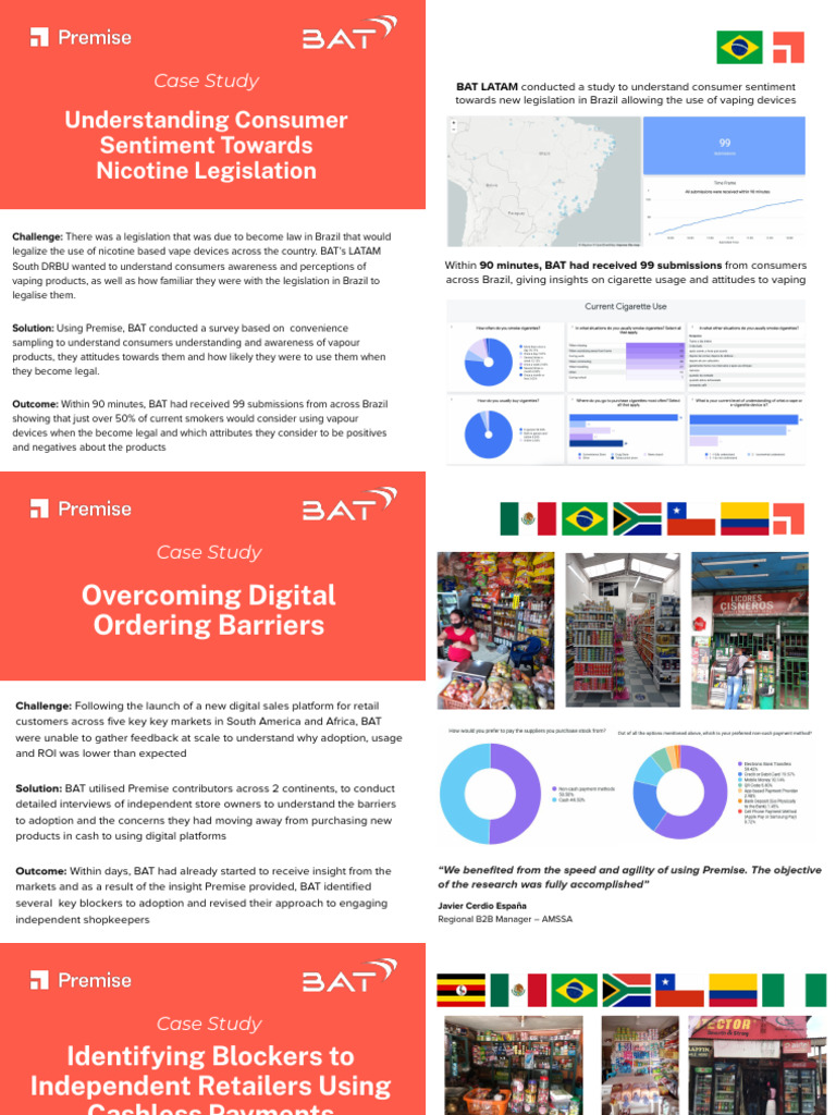 BAT Case Studies | PDF | Retail | Electronic Cigarette