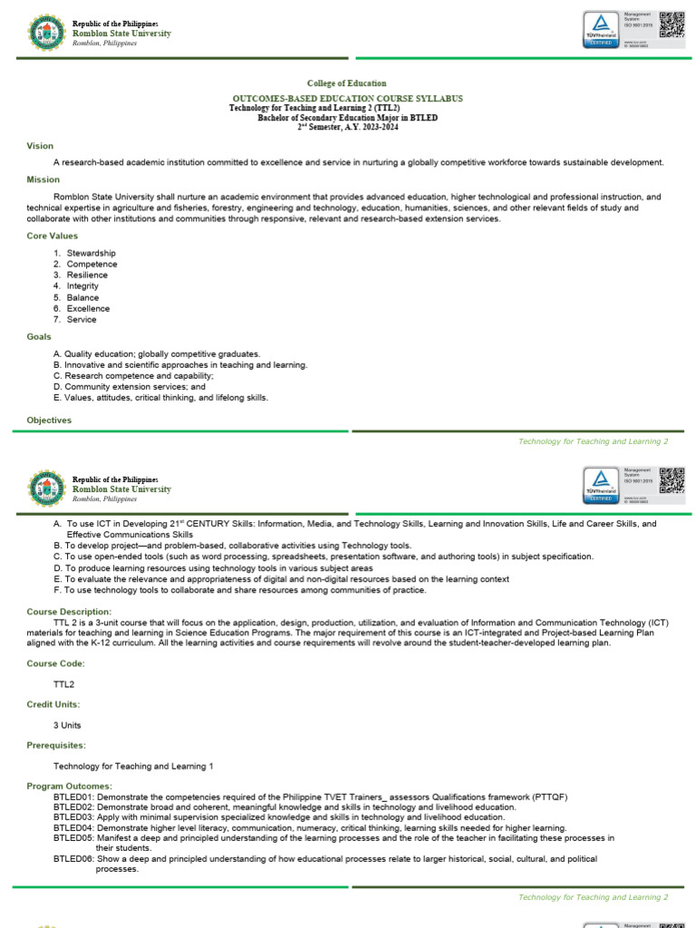 TTL 2 | PDF | Project Based Learning | Educational Technology