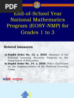 National Mathematics Program | PDF | Mathematics
