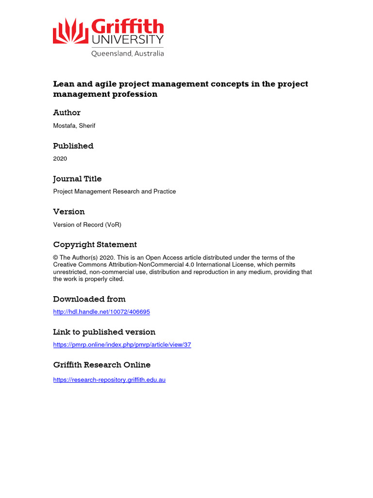 Project Management For Agile Articles | PDF | Agile Software Development | Lean Manufacturing