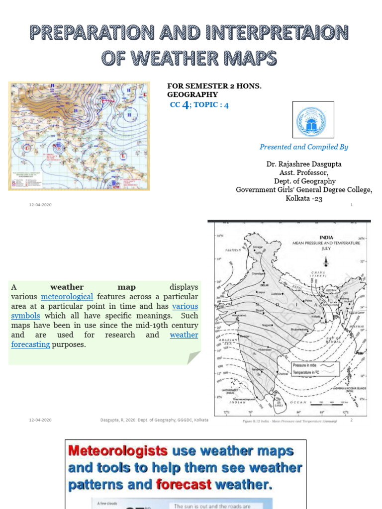 Weather Map Interpretation | PDF | Atmospheric Circulation ...