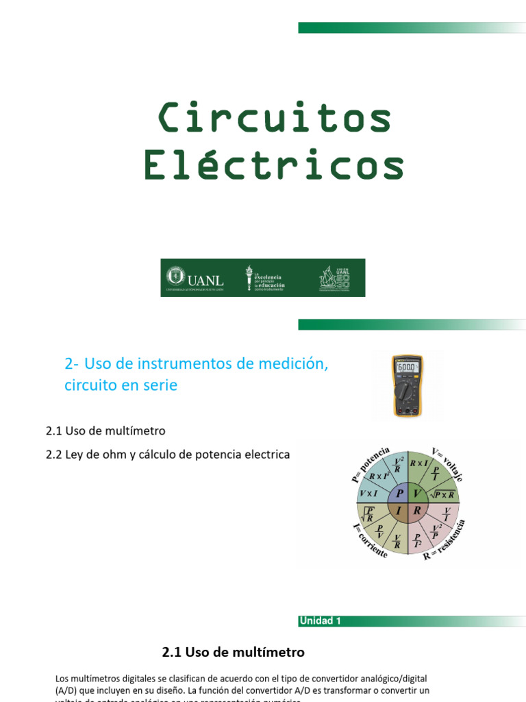 Circuitos Electricos Clase 2 | Descargar gratis PDF | Corriente eléctrica | voltaje