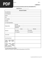 Borang Permohonan Menjalankan Tugas Rasmi Di Luar Ibu Pejabat | PDF