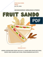 Proposal Uas Fruit Sando | PDF | Karier & Perkembangan | Pengelolaan Keuangan & Uang