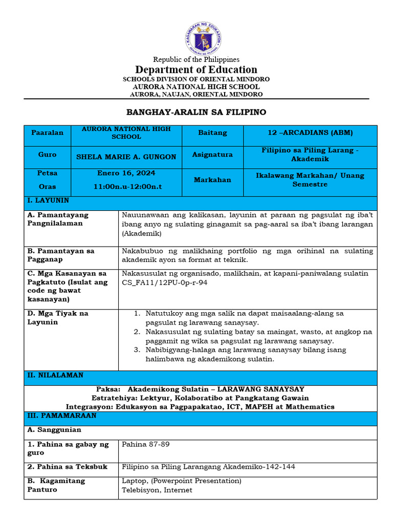 Cot2 Gungon 2023 2024 | PDF