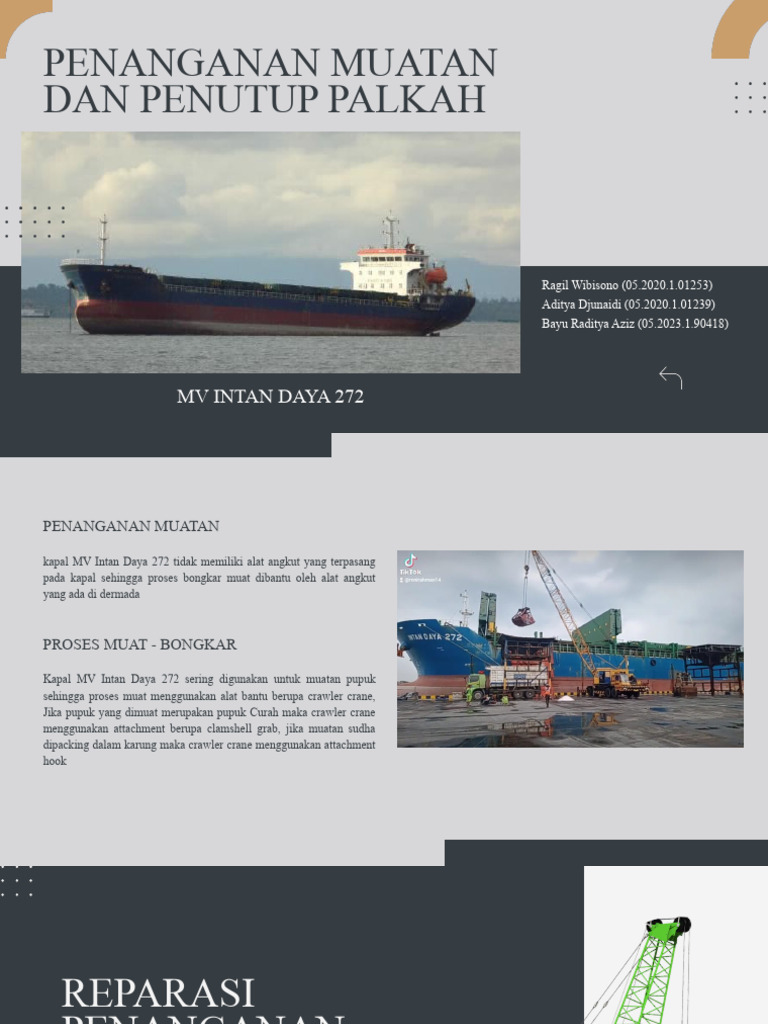 Penanganan dan Perawatan Hatch Cover Kapal | PDF