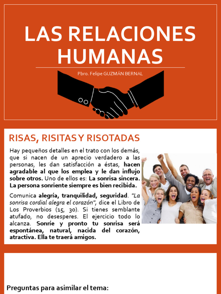 Las Relaciones Humanas | PDF | Cristo (título) | Pablo el apóstol