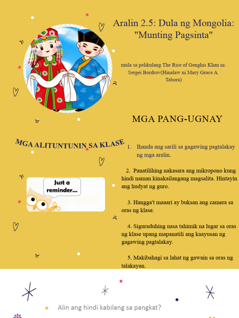 Munting Pagsinta | PDF