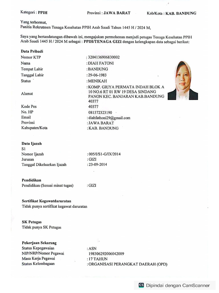 Pendaftaran PPIH | PDF