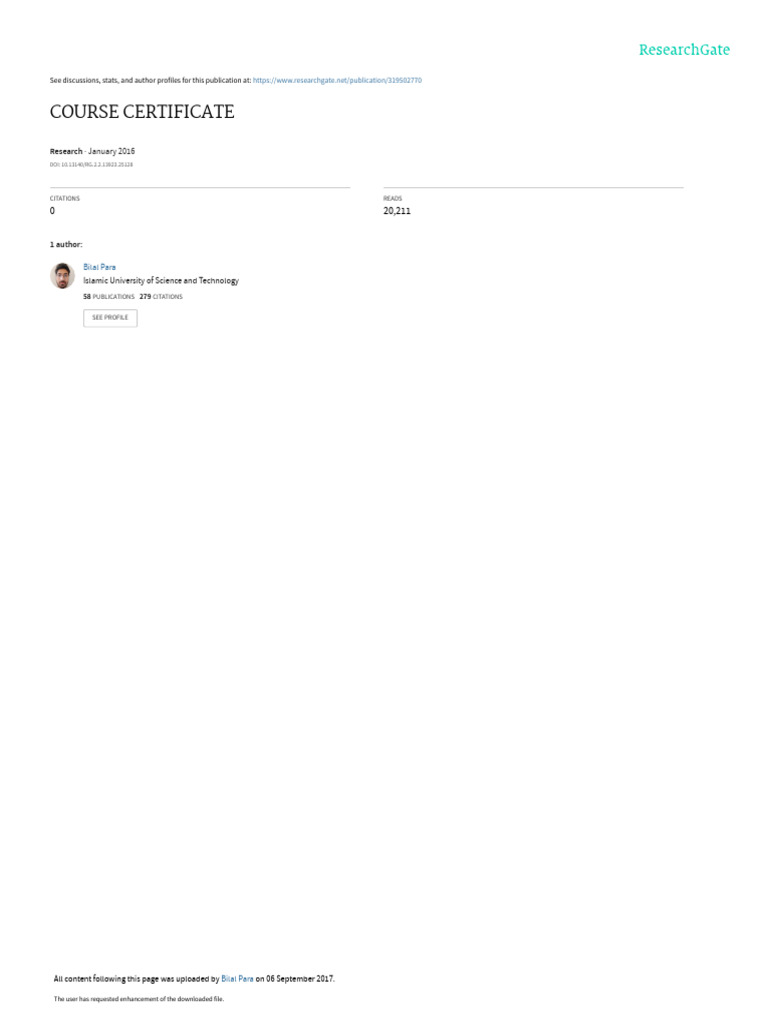 Course Certificate in Probability and Data | PDF | Websites | Online ...