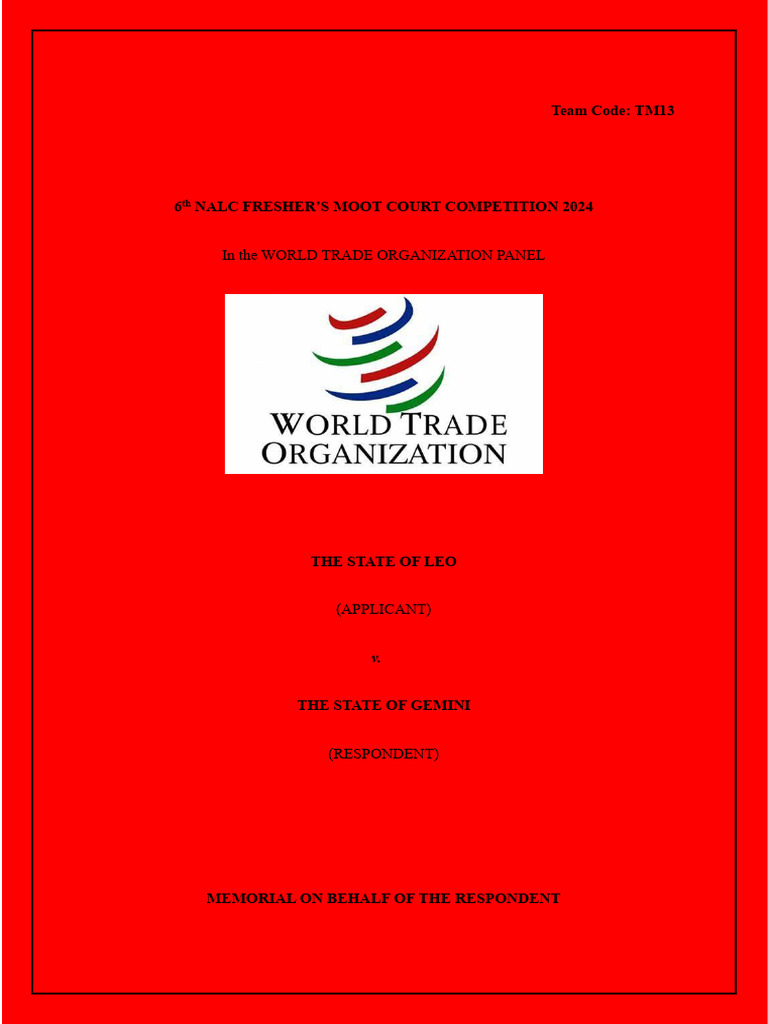 Respondent (TM13) | PDF