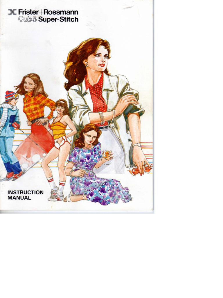 Frister + Rossman Cub 5 Sewing Machine Instruction Manual | PDF