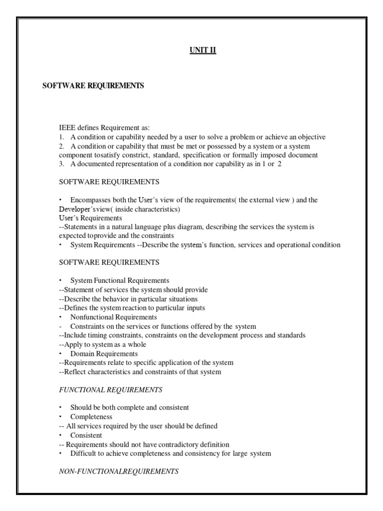 SE Unit-II | Download Free PDF | Class (Computer Programming) | System