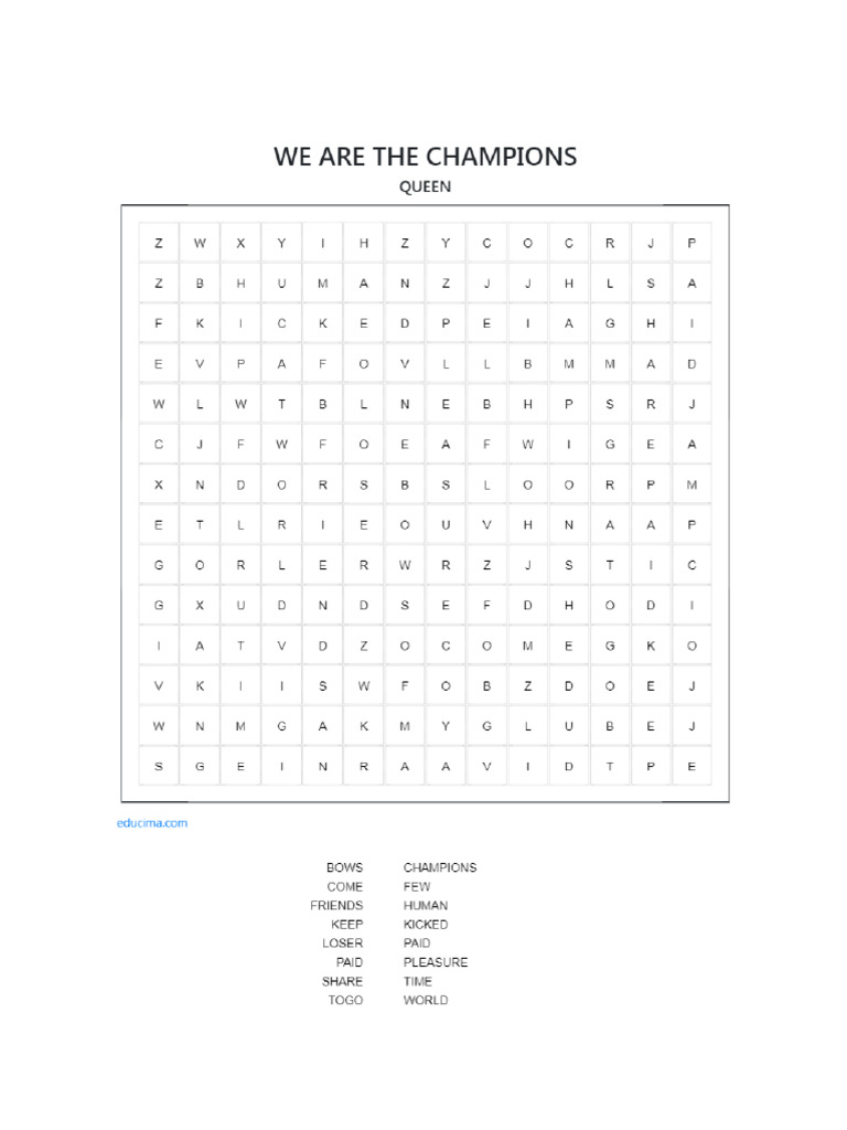 Sopa de Letras | PDF