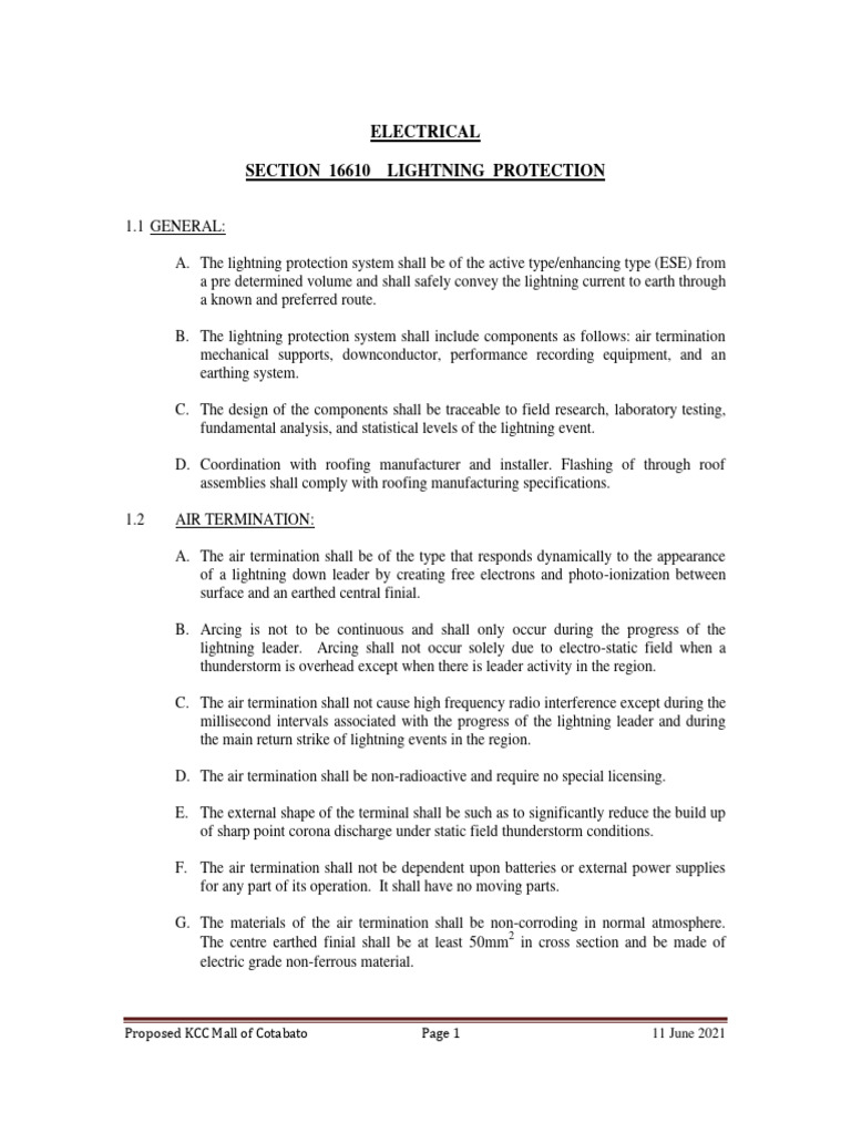Lightning Protection | PDF