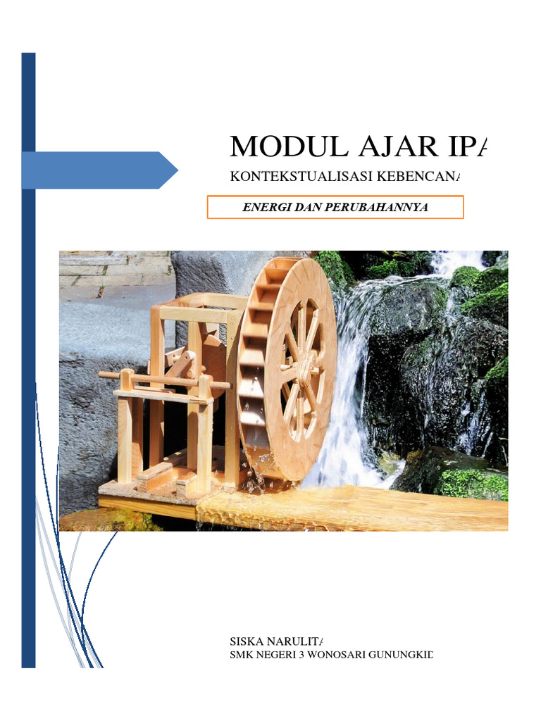 Modul Ajar Ipas Energi Dan Perubahannya | PDF Modul Ajar Ipas Energi Dan Perubahannya | PDF