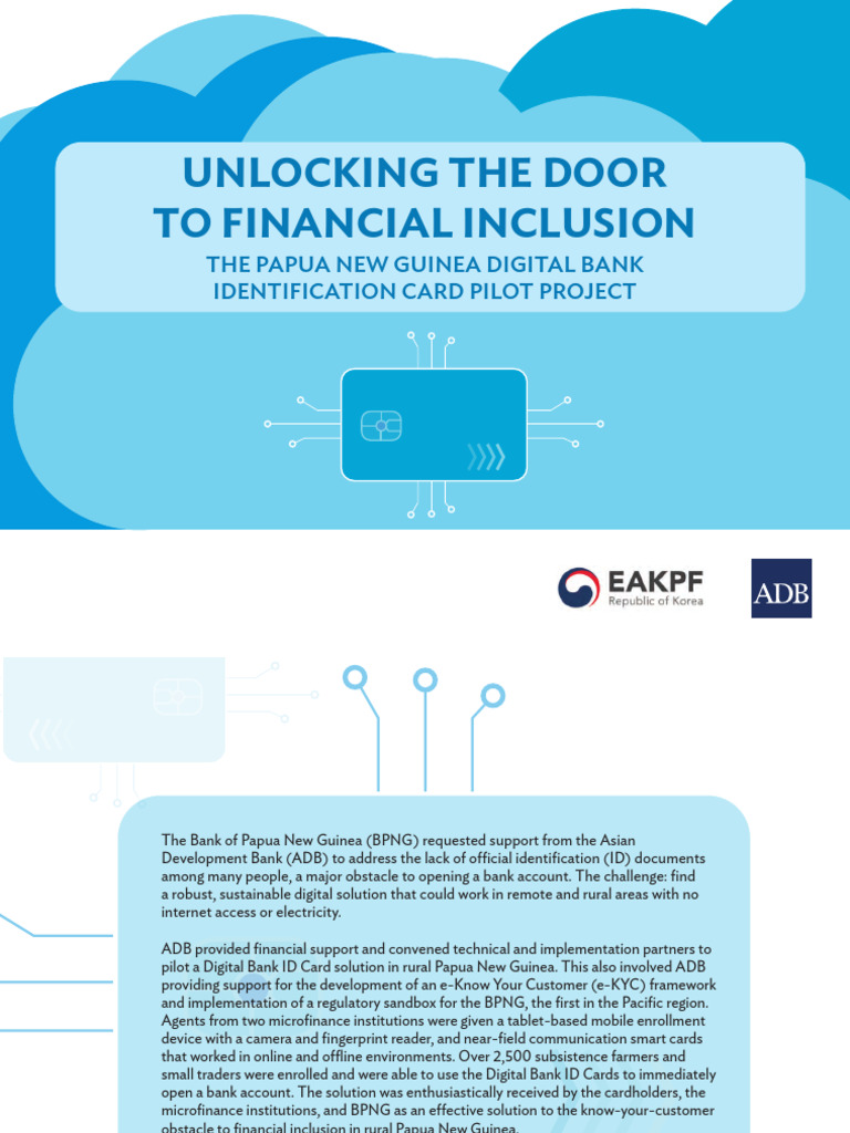 PNG Digital Bank Id Card Pilot Project | PDF | Identity Document ...