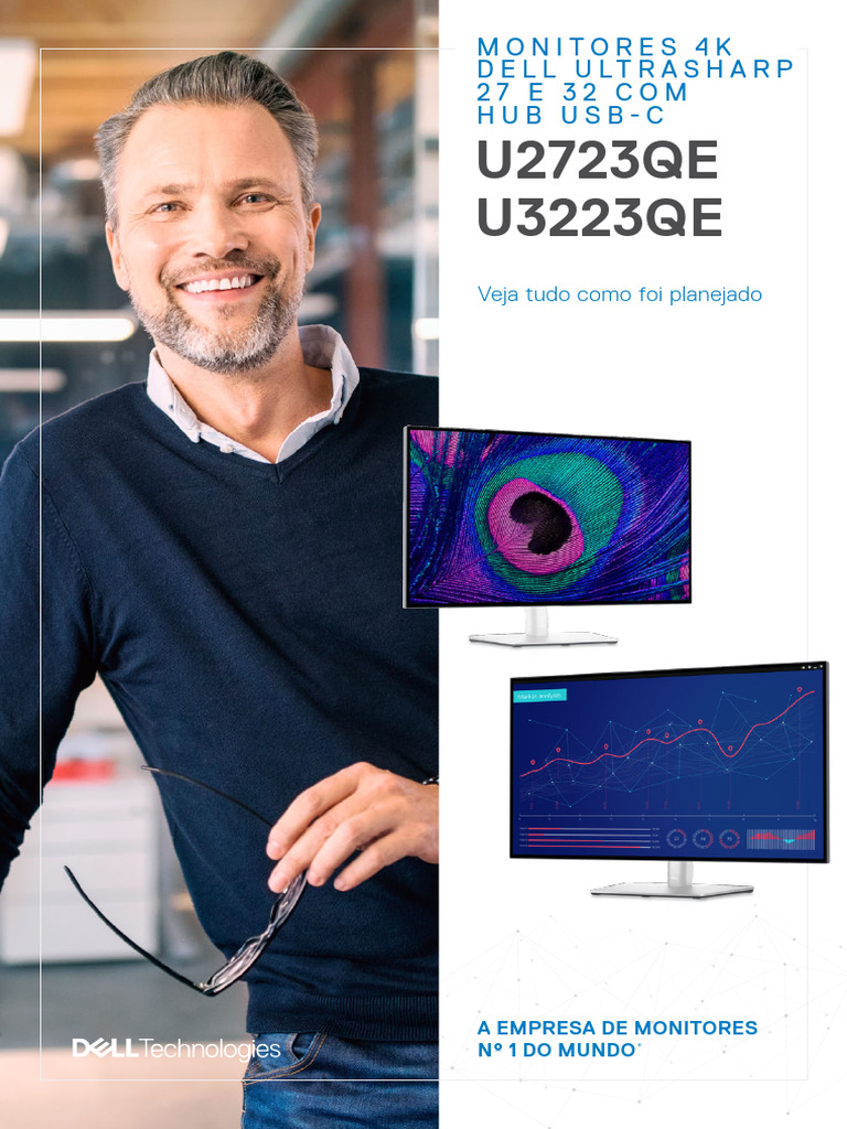 Dell Ultrasharp 27 and 32 Usbc Hub Monitors U2723qe U3223qe Datasheet ...