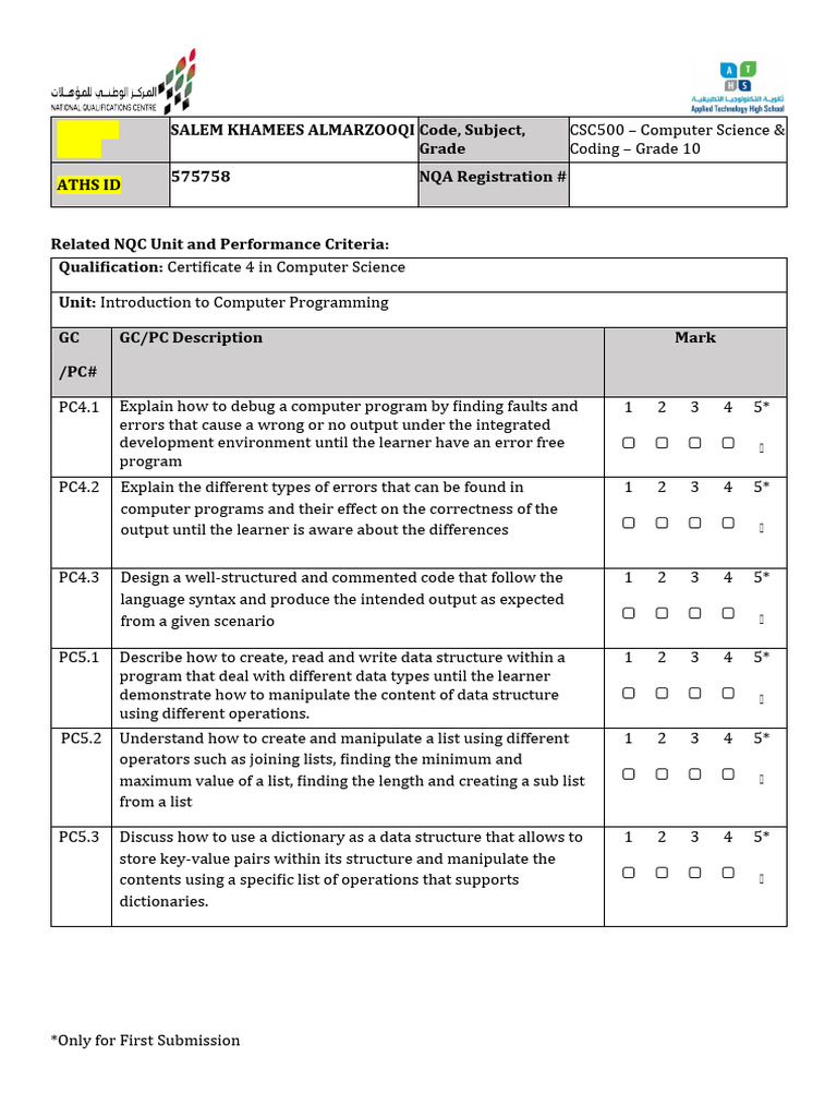 CSC500 Milestone3 PC4.1-PC5.3 P ID | PDF | Debugging | Computer Program